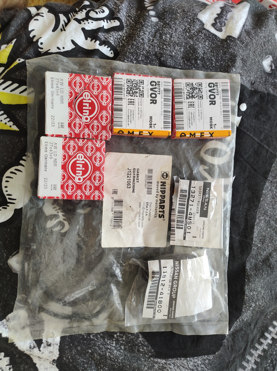 1181241B00 Прокладка клапана рециркуляции выхлопных газов NISSAN ...