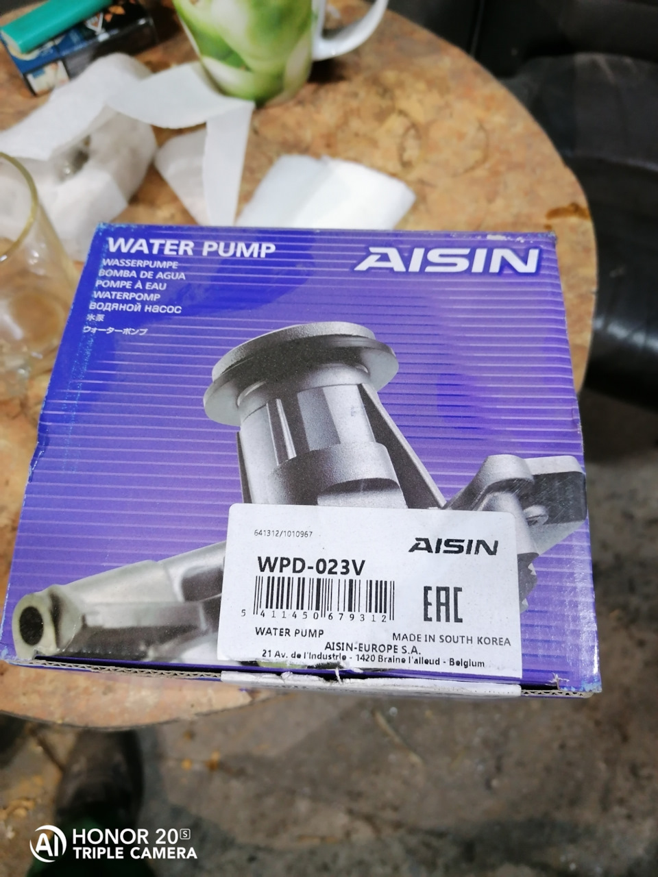 WPD023V Помпа водяная AISIN | Запчасти на DRIVE2