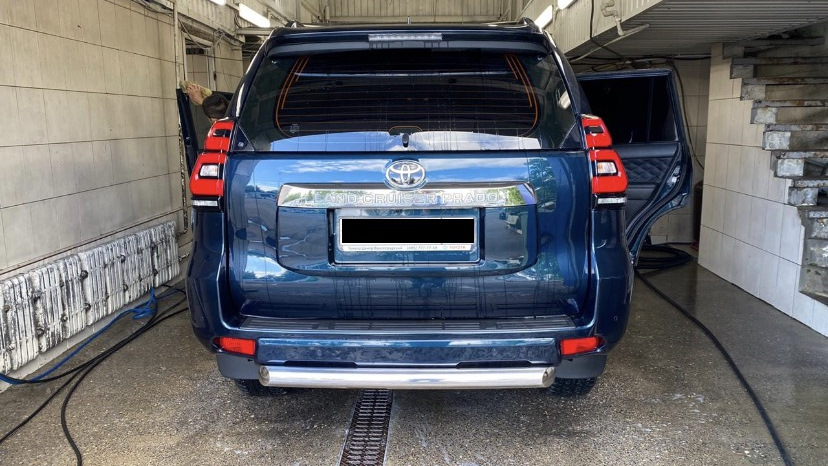 Toyota Land Cruiser Prado 150 Series 2 8 дизельный 2018 2 8d синий на Drive2