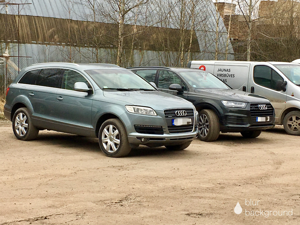 Заклепки для уплотнителей задних дверей. — Audi Q7 (1G), 3 л, 2006 года ...