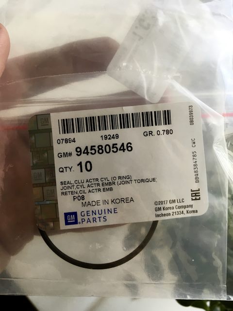 94580546 Уплотнительное кольцо GM | Запчасти на DRIVE2