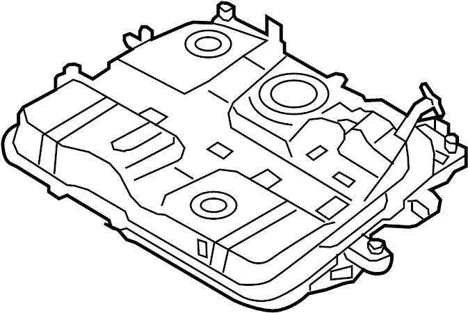 311301D500 Fuel TANK & SUSP CROSS MEMBER. FUEL TANK&SUSP CROSS KIA ...