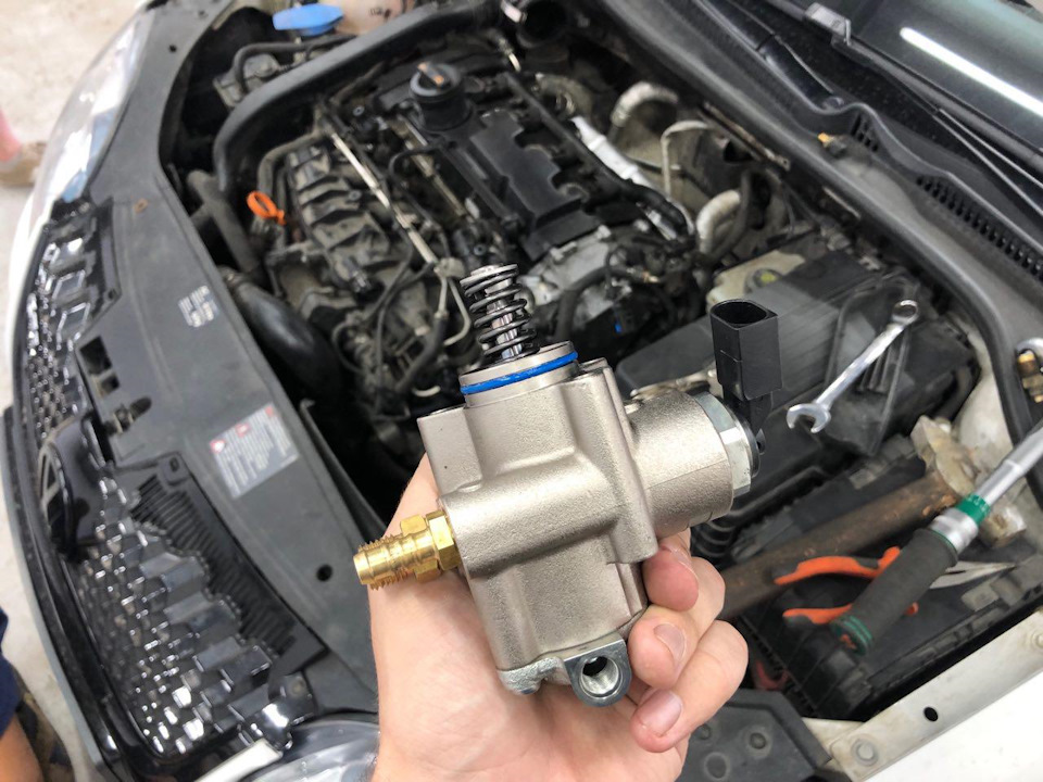 ТО, роликовый толкатель, цепь, ТНВД — Volkswagen Golf GTI Mk5, 2 л ...