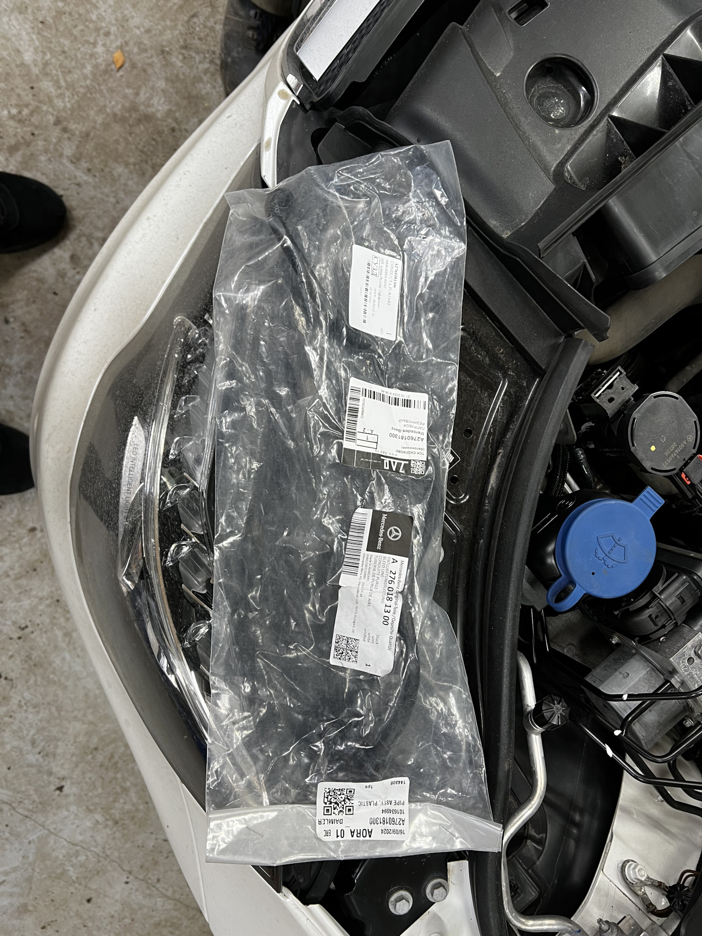 Замена КВКГ M276 — Mercedes-Benz E-Class Coupe (C207), 3,5 л, 2013 года ...