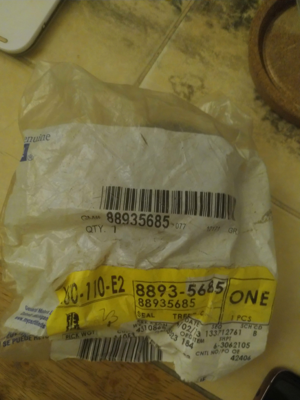 88935685 Сальник раздаточной коробки на задний кардан GM | Запчасти на ...