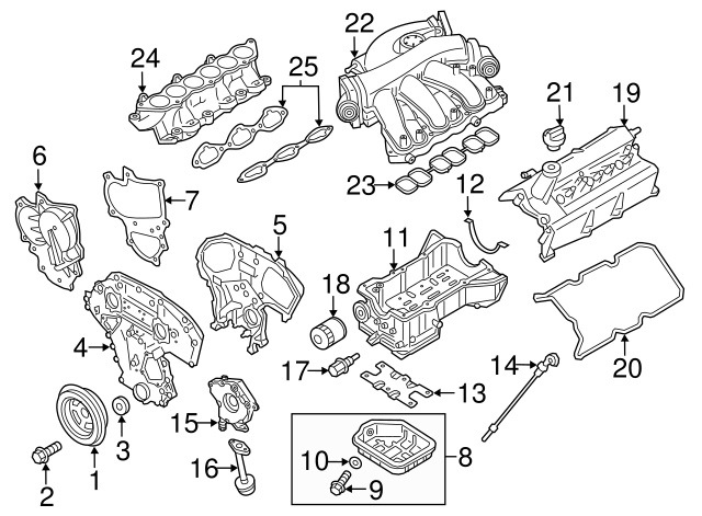 14032JA10A Прокладка впускного коллектора / gasket- NISSAN INFINITI ...