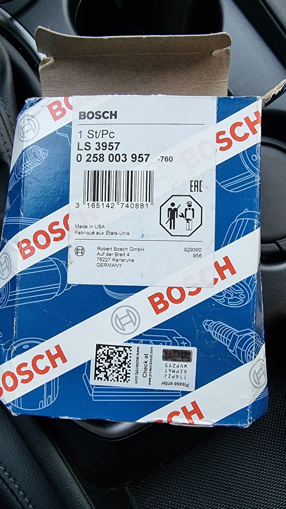 Лямбда зонд Bosh +форсунки — Audi 100 (C4), 2,3 л, 1994 года | плановое ...