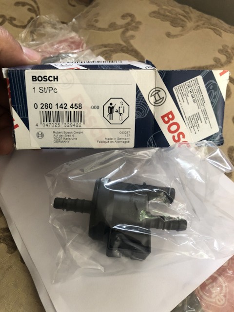 0280142458 клапан вентиляции топливного бака BOSCH | Запчасти на DRIVE2