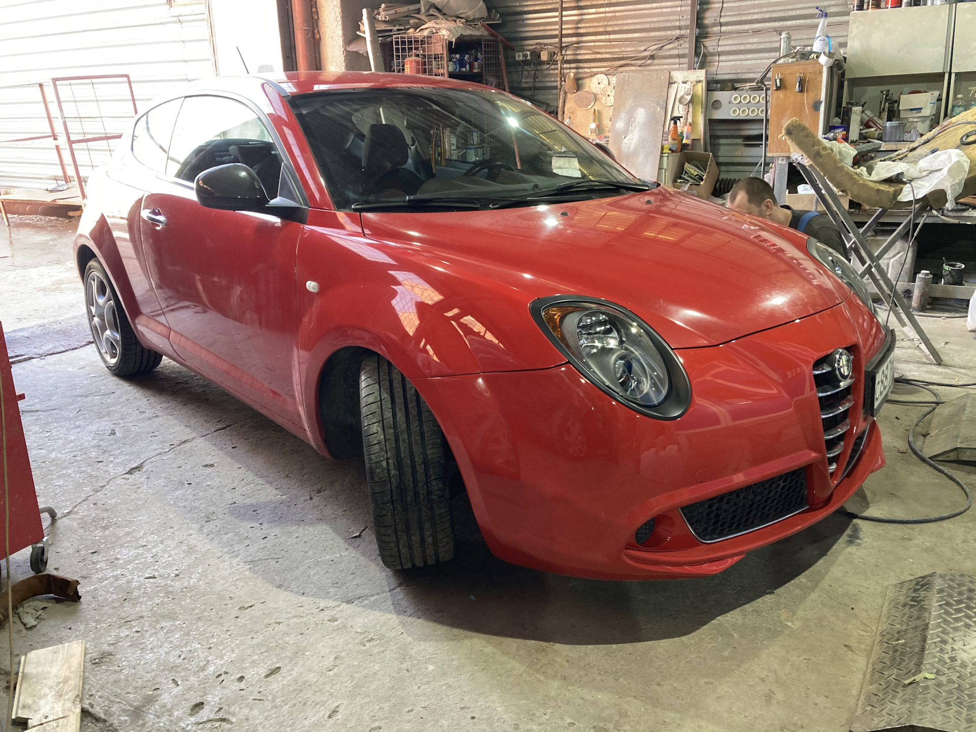 Покраска финал — Alfa Romeo Mi.To, 1,4 л, 2009 года | кузовной ремонт ...