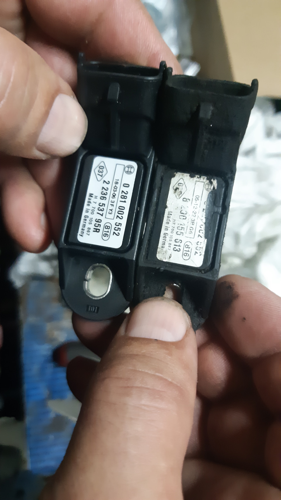 0281002552 Датчик давления наддува BOSCH | Запчасти на DRIVE2