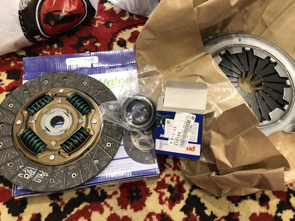 Замена сцепления — Hyundai Elantra (4G), 1,6 л, 2007 года | своими ...