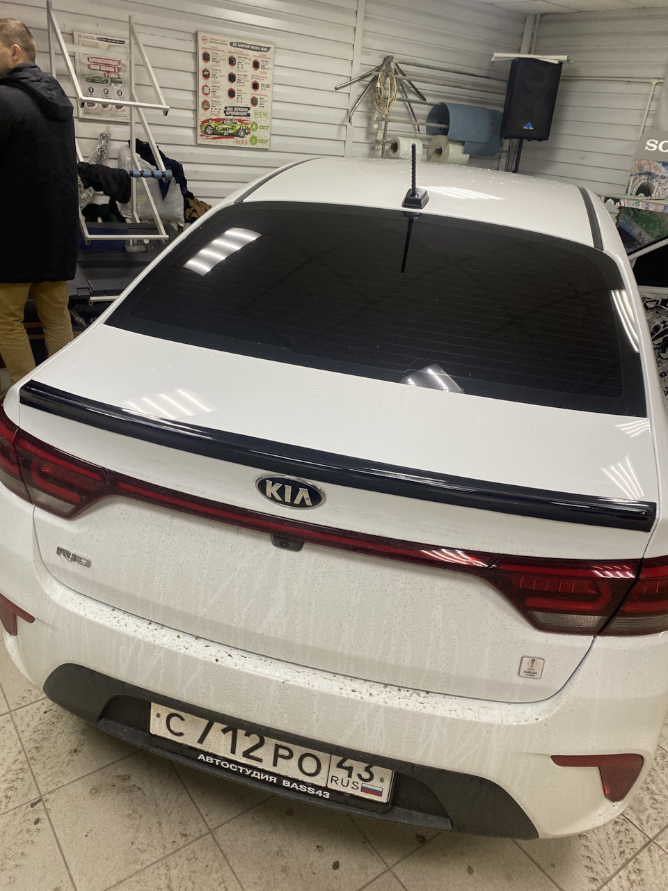 Спойлер — KIA Rio (4G), 1,6 л, 2020 года | стайлинг | DRIVE2