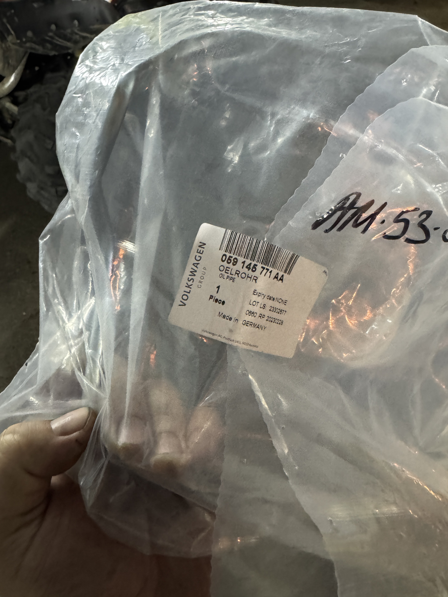 Переуплотнение развала ДВС CASA — Volkswagen Touareg (1G), 3 л, 2009 ...