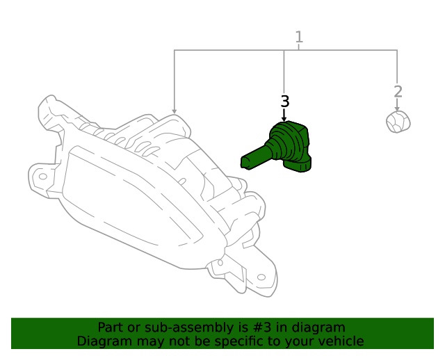1864935009L ЛАМПОЧКА ПРОТИВОТУМАННОЙ ФАРЫ (12В, 55ВТ) KIA HYUNDAI ...