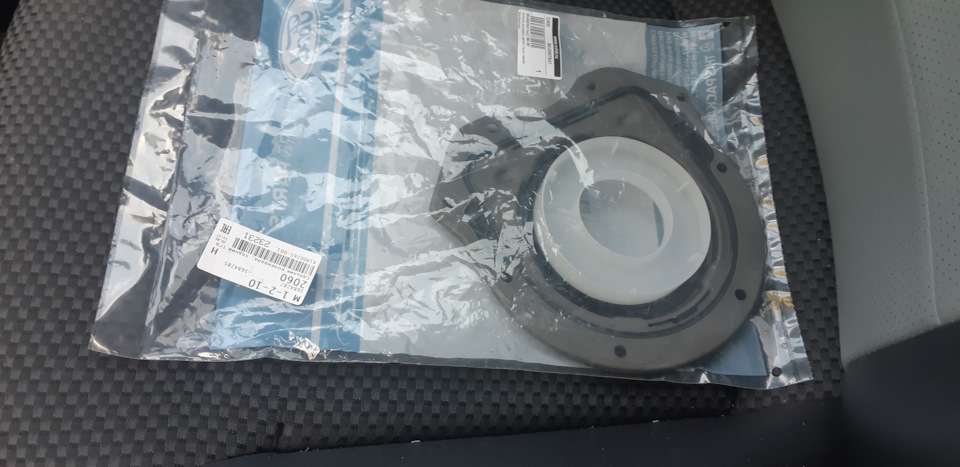 Замена заднего сальника коленвала, передних тормозных дисков, выжимного ...