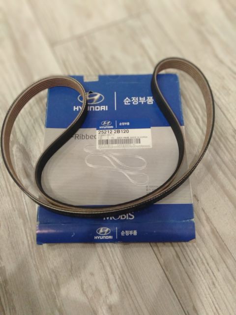 252122B120 ПРИВОДНОЙ РЕМЕНЬ L=125СМ KIA HYUNDAI | Запчасти на DRIVE2