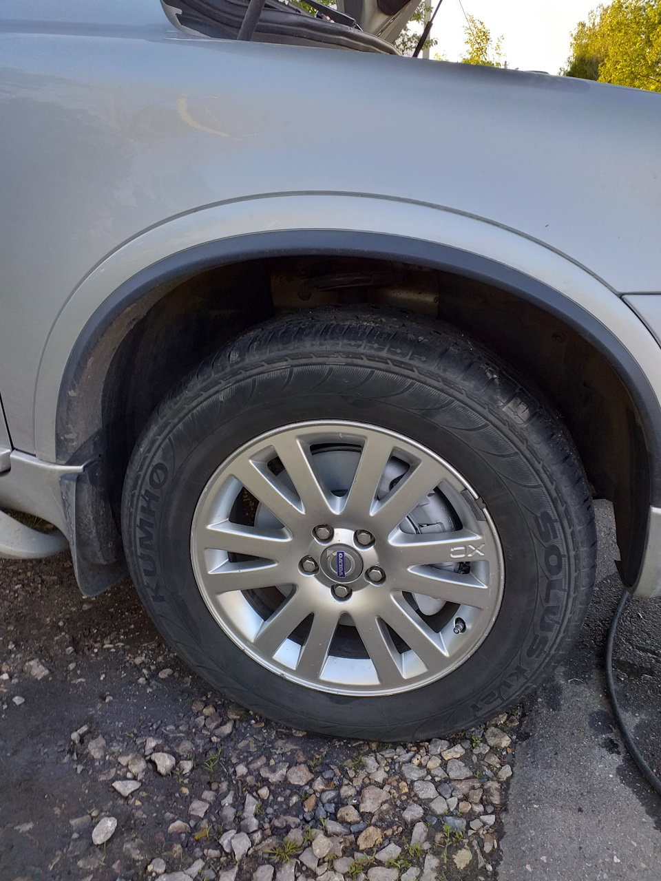 Тормоза передние. — Volvo XC90 (1G), 2,5 л, 2007 года | своими руками ...