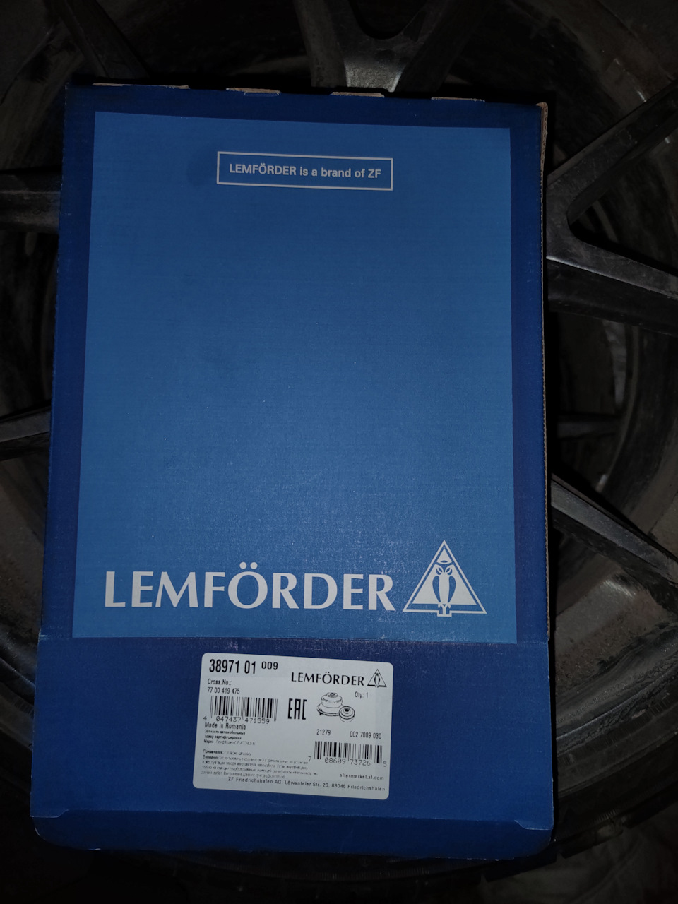 7700419475 Изолир.прокладка амортиз.(рез) RENAULT | Запчасти на DRIVE2