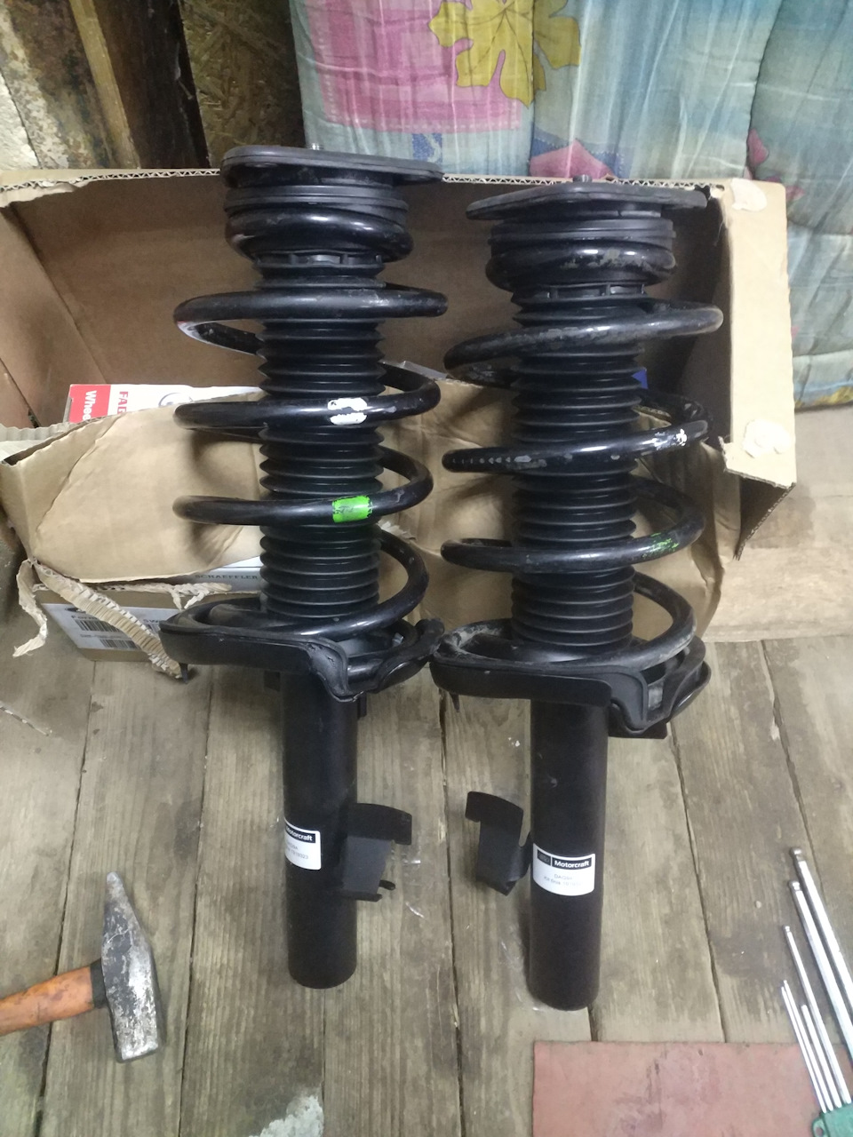 Улучшение передней подвески — Ford Focus Hatchback II, 2 л, 2006 года ...