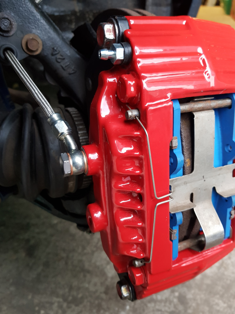 Ребилд и покраска передних суппортов — Honda Civic Hatchback (4G), 2 л ...