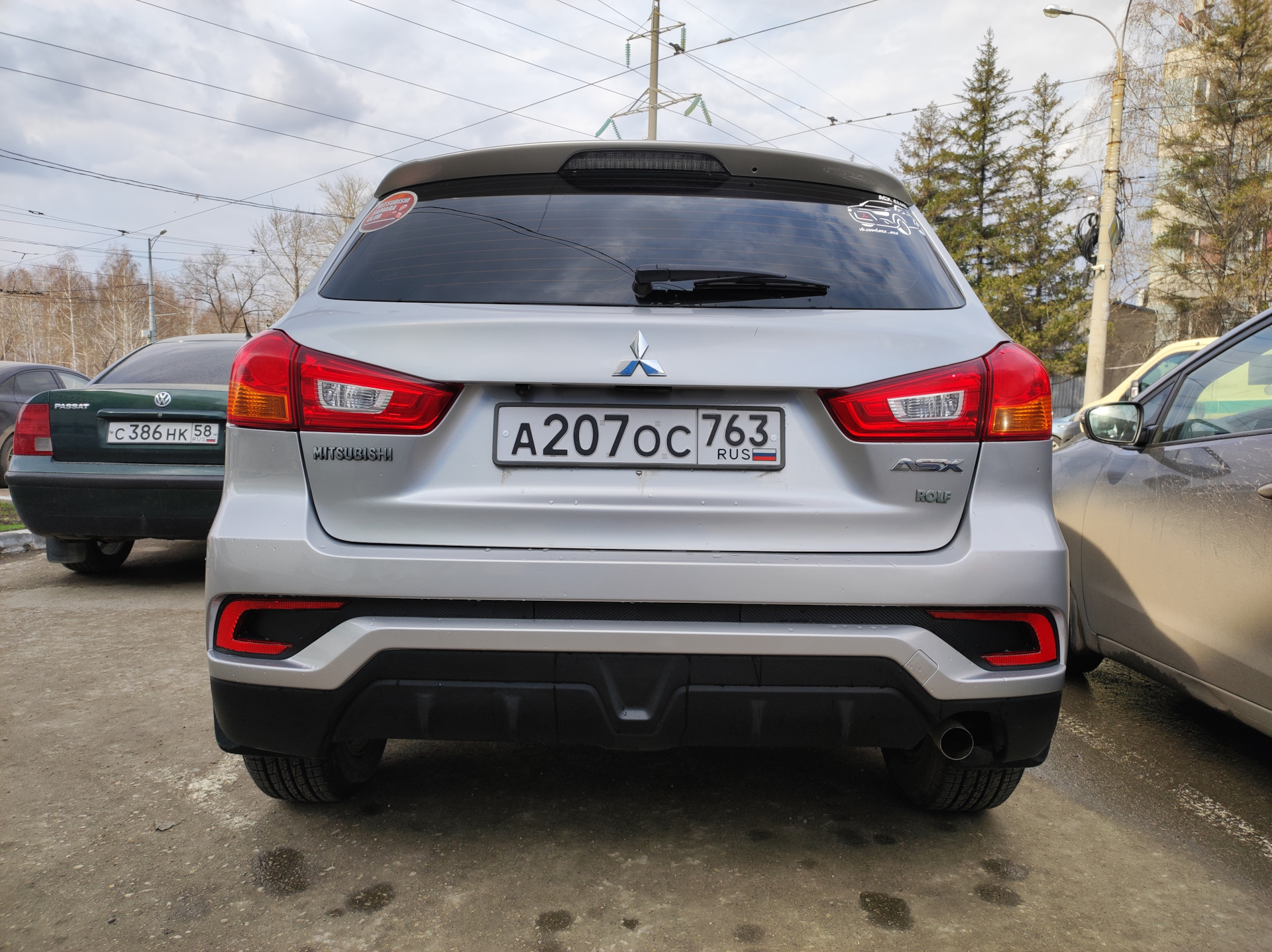 Задний бампер от ASX 2017 — Mitsubishi ASX, 1,6 л, 2012 года | стайлинг ...