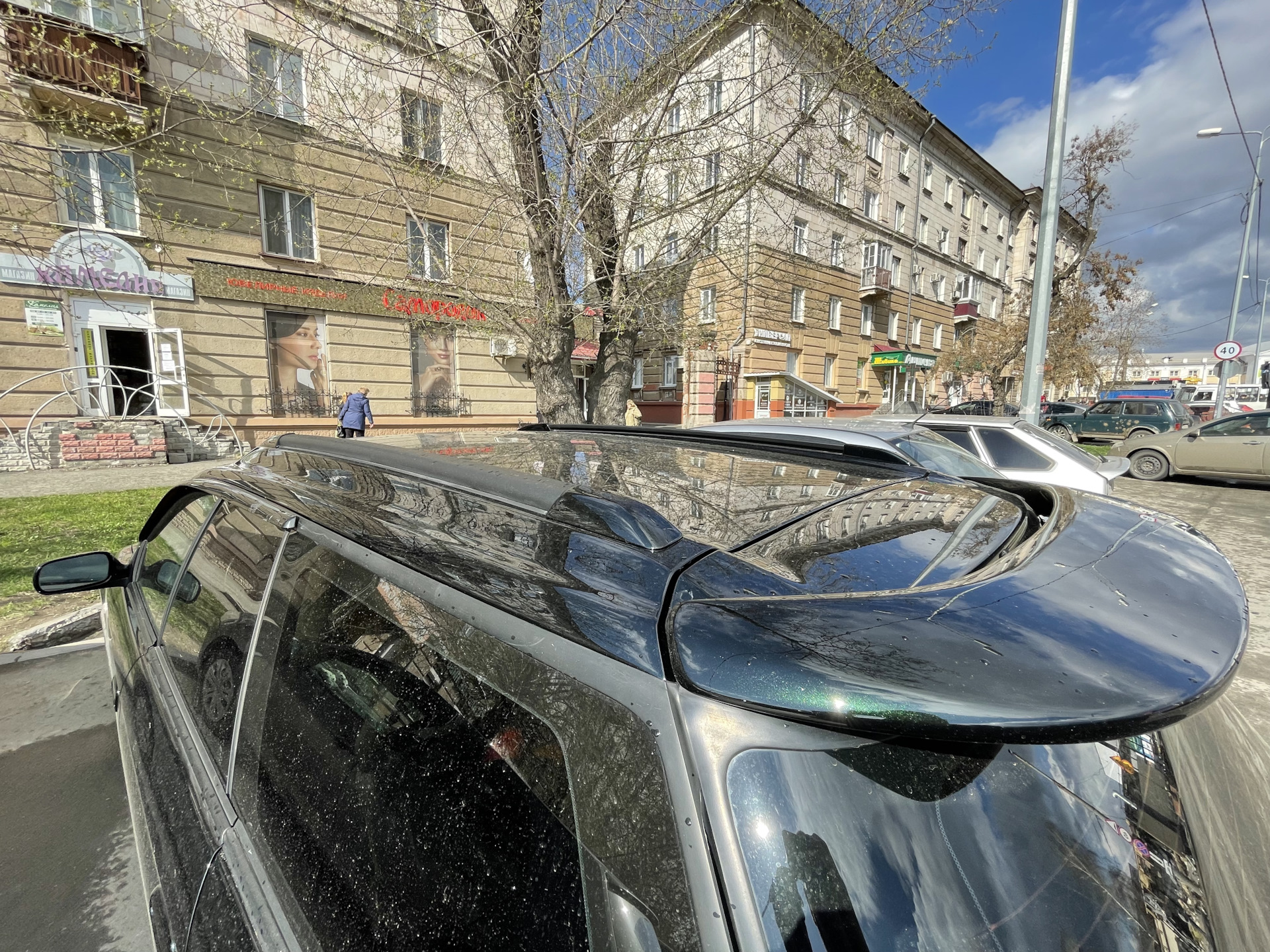Поперечины на рейлинги. — Subaru Legacy (BE/BH/BT), 2,5 л, 2000 года ...