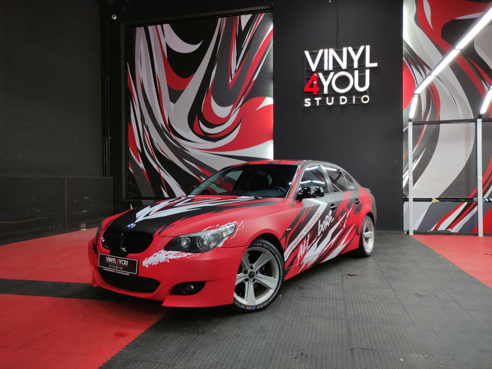 Индивидуальный дизайн на BMW e60 ali__borz_ — VINYL4YOU на DRIVE2