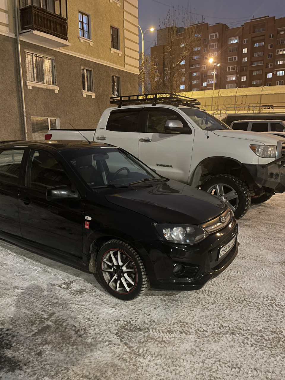 Тормозные перфорированные диски — Lada Калина Спорт (2G), 1,6 л, 2017 ...