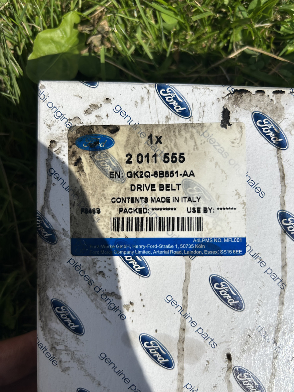 2011555 ПРИВОД. РЕМЕНЬ Ford | Запчасти на DRIVE2