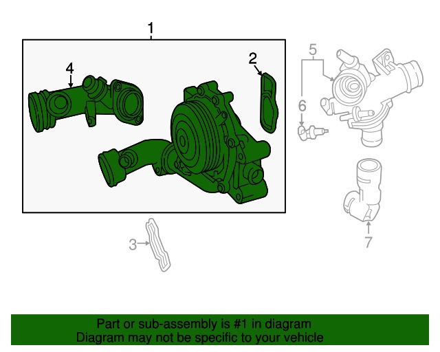 A6512007701 Насос системы охлаждения Mercedes | Запчасти на DRIVE2