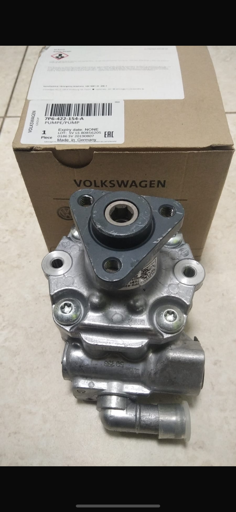 7P6422154A Насос гидроусилителя VAG | Запчасти на DRIVE2