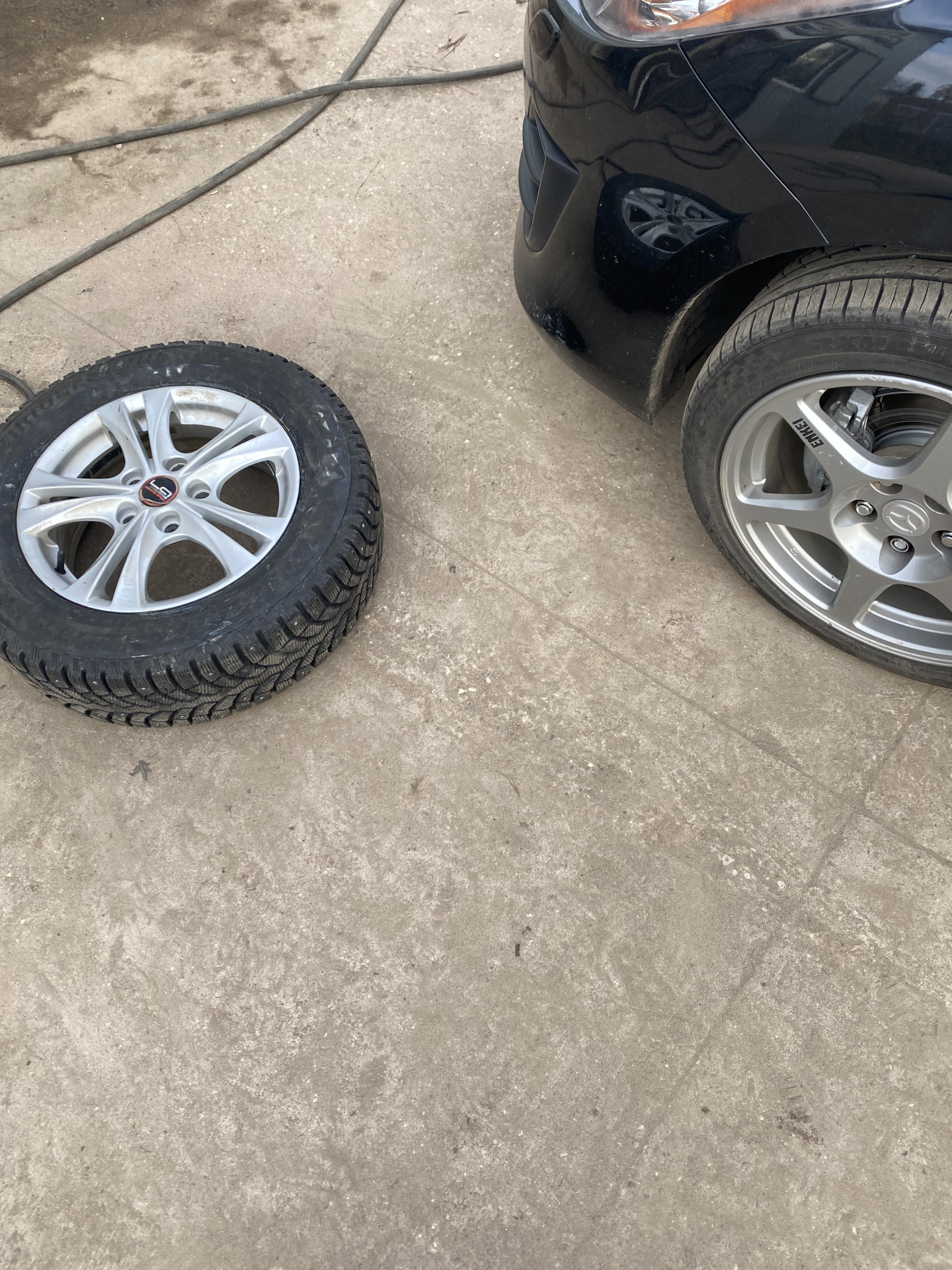 ⓿ Переобувка — Mazda 3 (2G) BL, 1,6 л, 2011 года | шины | DRIVE2