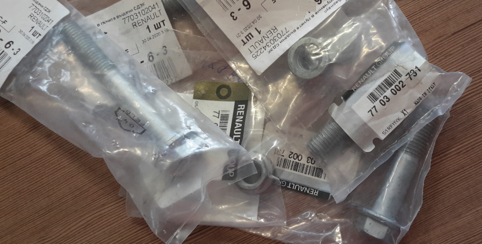 7703002731 Болт м12х1,75-60 10-9 RENAULT | Запчасти на DRIVE2