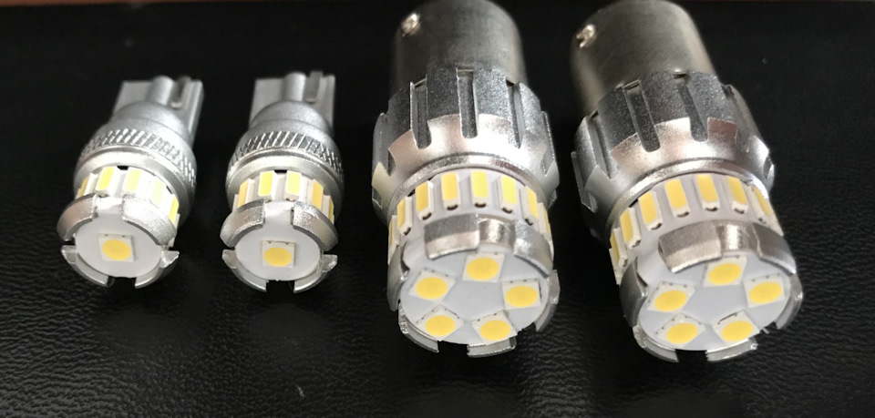Лампы auxito светодиодные белые, P21/5W, 1157, Bay15d + W5W T10 белые ...