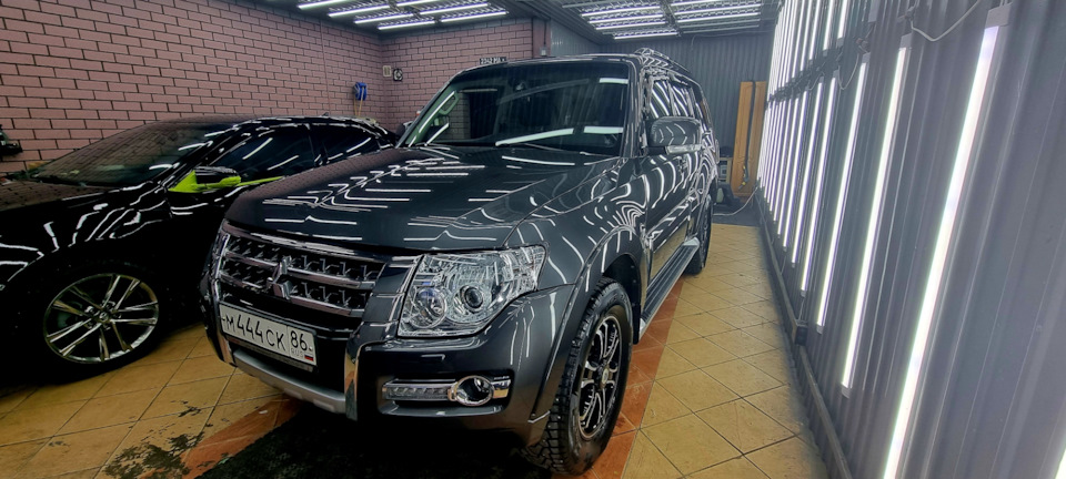 Полировка+ керамика+ химчистка салона — Mitsubishi Pajero (4G), 3 л ...