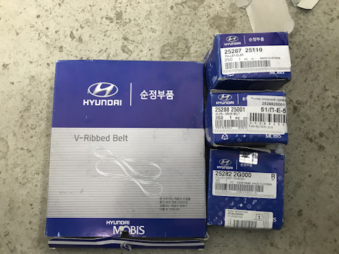 252822G000 Шкив компрессора кондиционера KIA HYUNDAI | Запчасти на DRIVE2