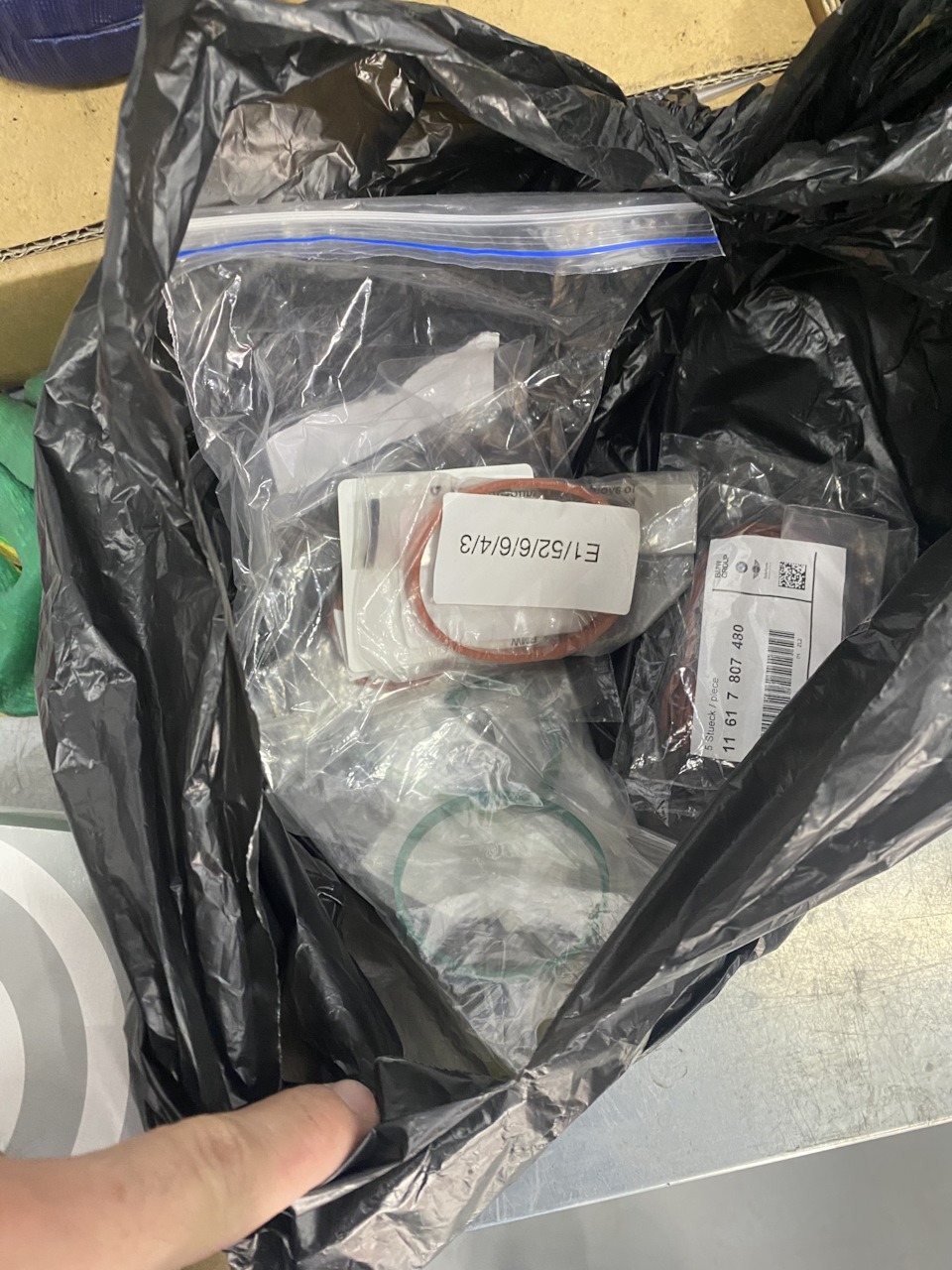 11617807480 прокладка BMW | Запчасти на DRIVE2