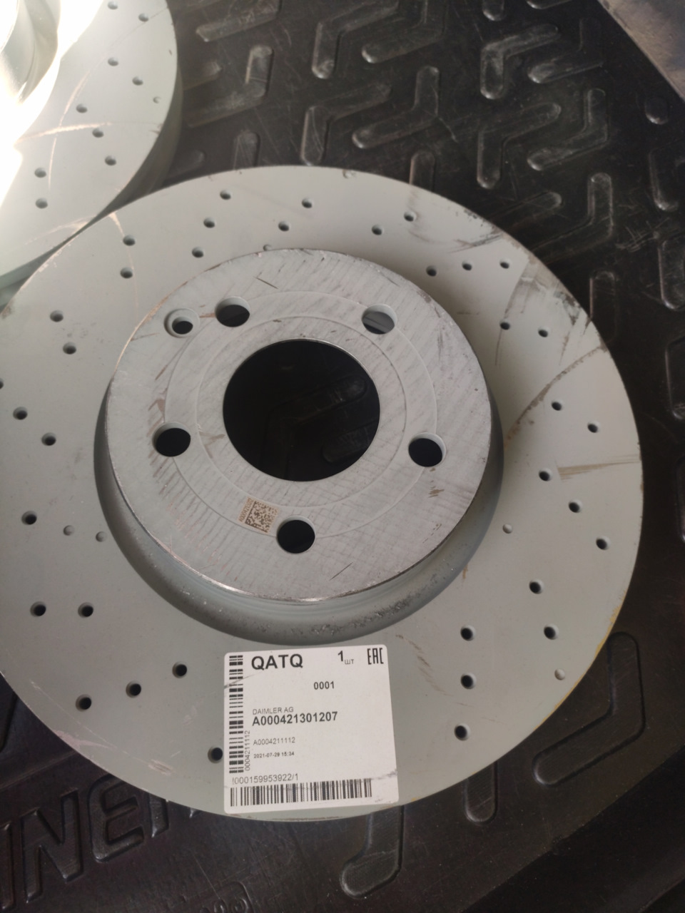 A0004211112 Диск тормозной передний Mercedes | Запчасти на DRIVE2