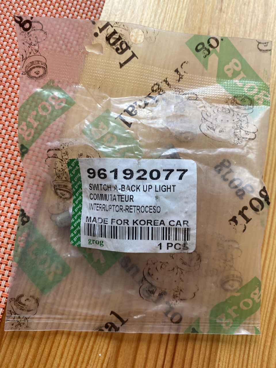 96192077 Датчик заднего хода GM | Запчасти на DRIVE2