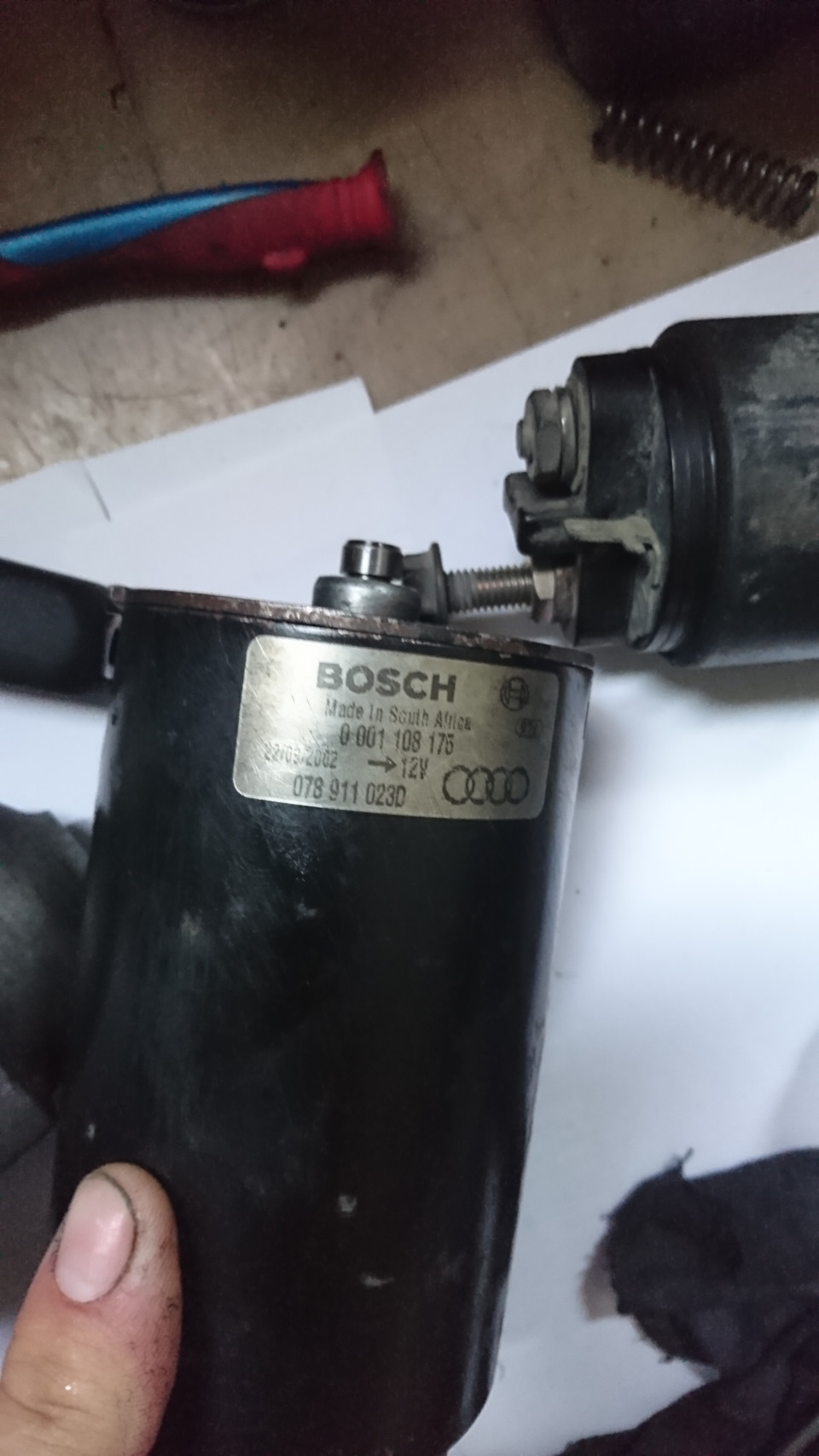 ревизия генератора и стартера Ауди а6 с5 2,4 BDV + попутно — Audi A6 ...