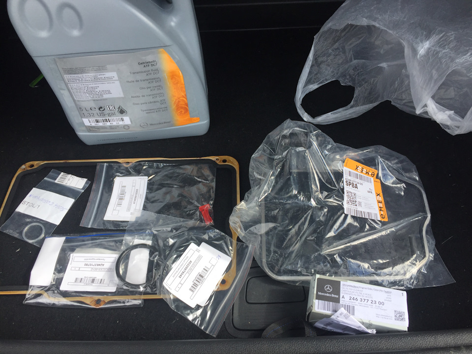 Замена масла в 7G-DCT w246. Запчасти. Часть 1 — Mercedes-Benz B-Class ...