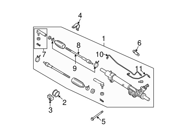 490017S000 Рейка рулевая гидравлическая Titan NISSAN INFINITI ...
