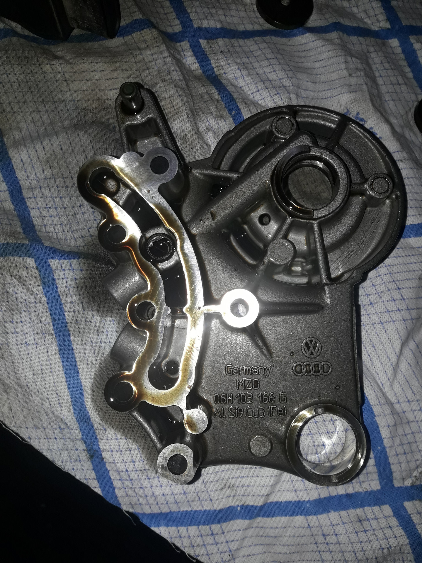 Замена цепочки — Skoda Octavia A5 Mk2, 1,8 л, 2011 года | плановое ТО ...