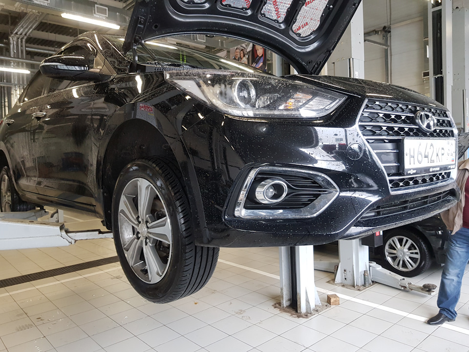 ТО-2 в прошлом… — Hyundai Solaris (2G), 1,6 л, 2017 года | плановое ТО ...