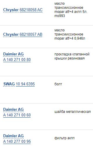 A1402710060 Кольцо уплотнит. пробки сливной поддона. Mercedes ...