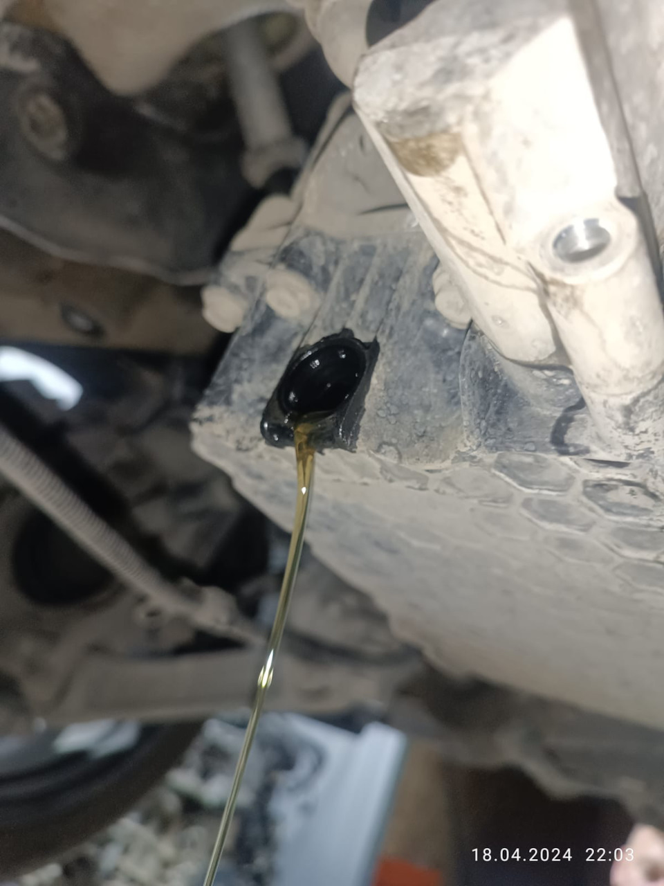 Замена масла в коробке DSG DL382 в механической части и гидроблоке ...