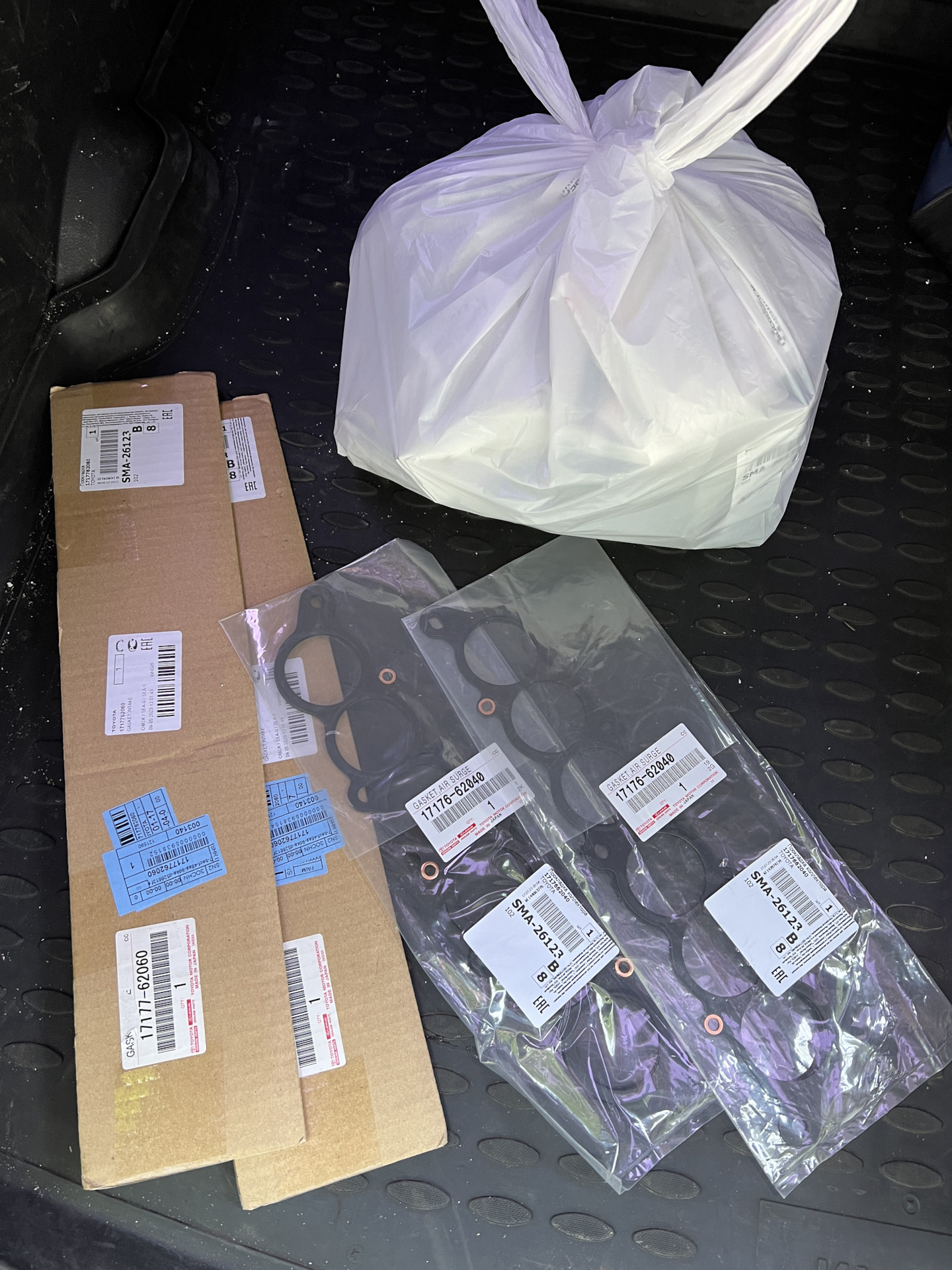 Замена прокладок ГБЦ — Toyota Land Cruiser Prado 90-series, 3,4 л, 1998 ...