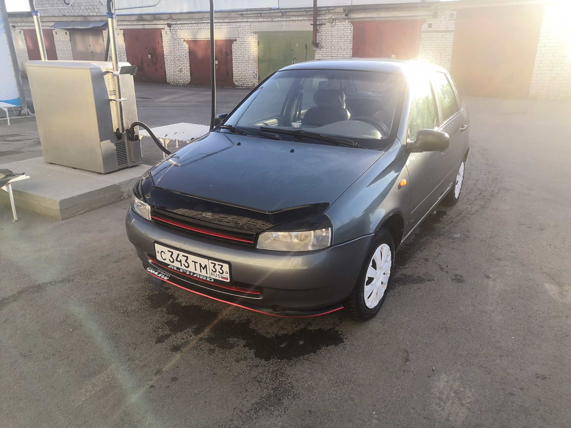 Губа на бампер — Lada Калина седан, 1,6 л, 2008 года | аксессуары | DRIVE2