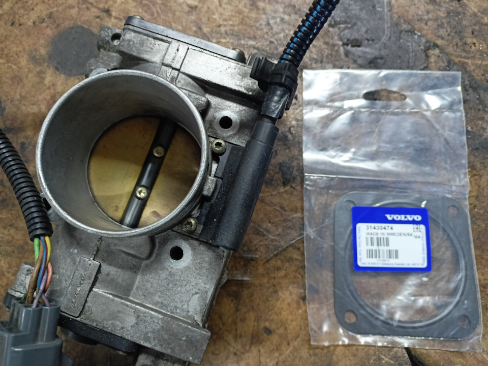 Замена дроссельной заслонки Magneti Marelli — Volvo XC70 II, 2,4 л ...