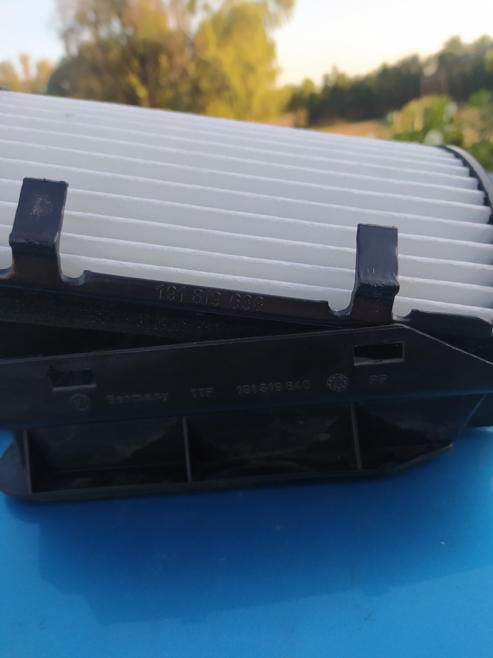 Салонный фильтр — Volkswagen Golf Mk2, 1,9 л, 1991 года | аксессуары ...